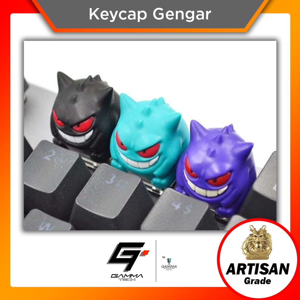 Jual Pokemon Gengar Artisan Keycap / Keycaps Mechanical Keyboard ...