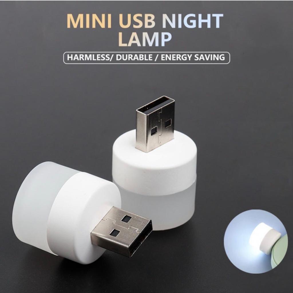 Jual [SO] Lampu Led Usb Mini Portable Led Ukuran Kecil Lampu Baca Tidur Bulat | Shopee Indonesia