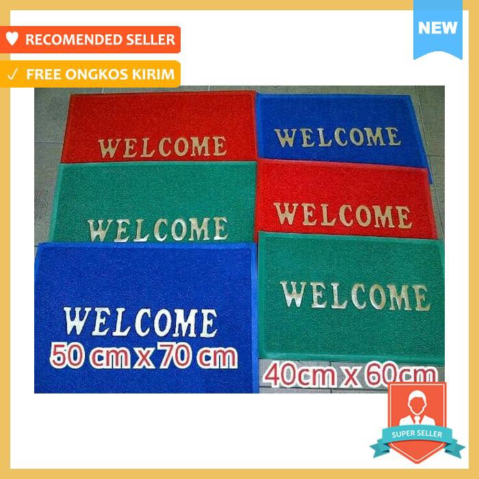 Jual Keset welcome karet 50 x 70cm | Shopee Indonesia