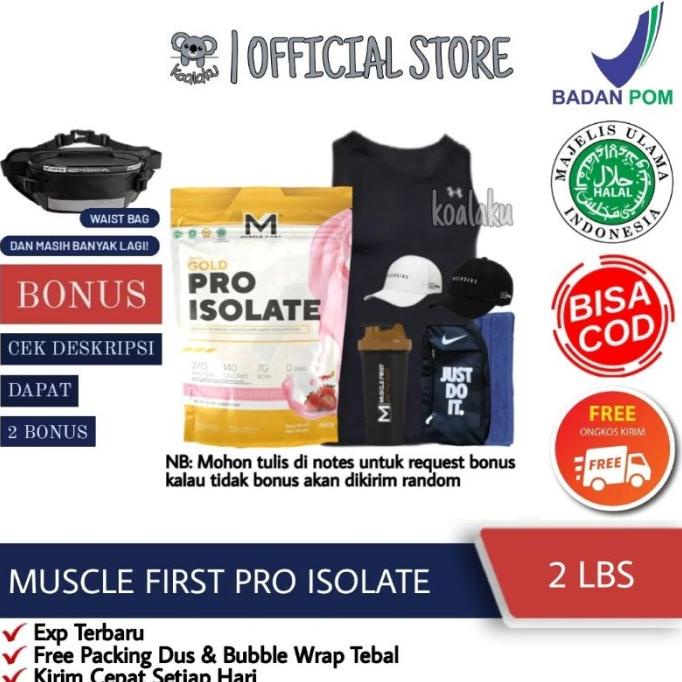 Jual M1 MUSCLE FIRST PRO ISOLATE SUSU WHEY PROTEIN 2 LBS 900 GR RASA ...