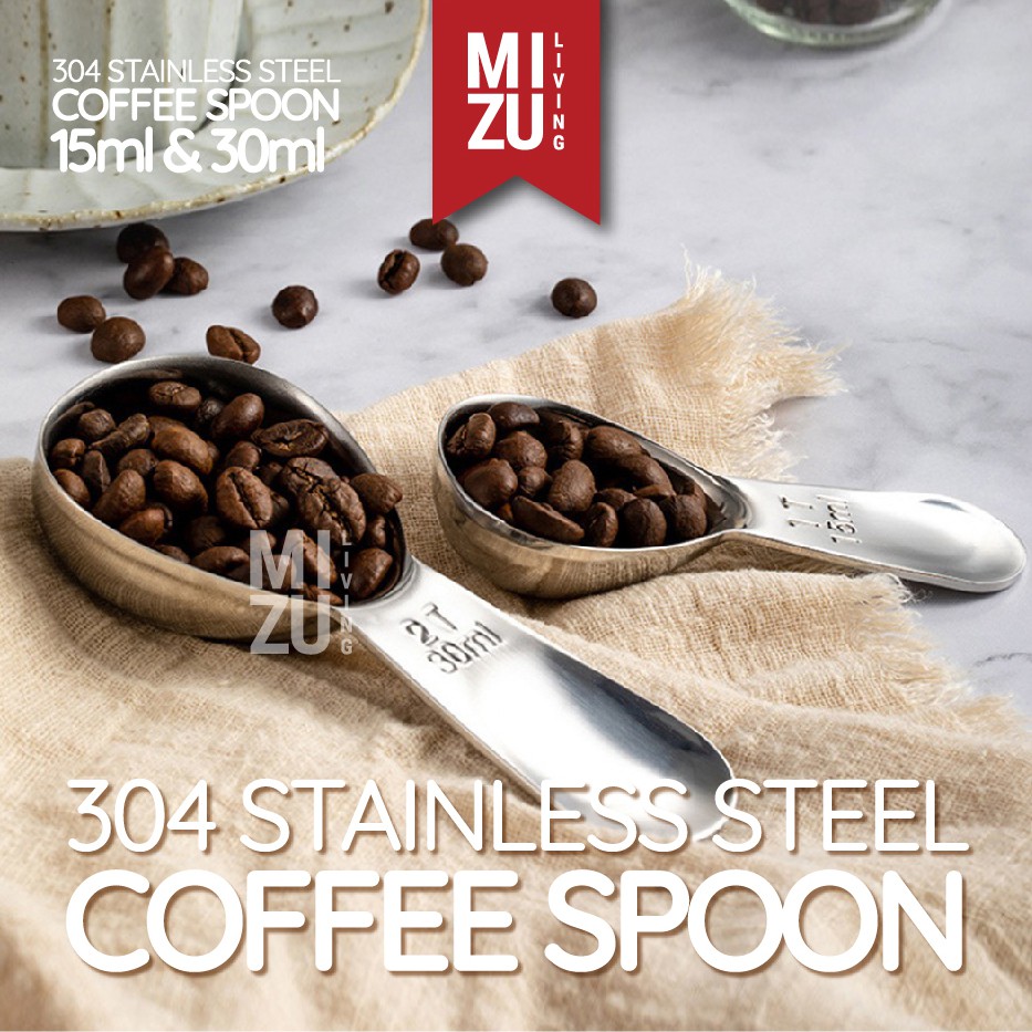 Jual GEMINIS 2 in 1 Coffee Scoop Stainless Steel Measuring Spoon Kopi ...