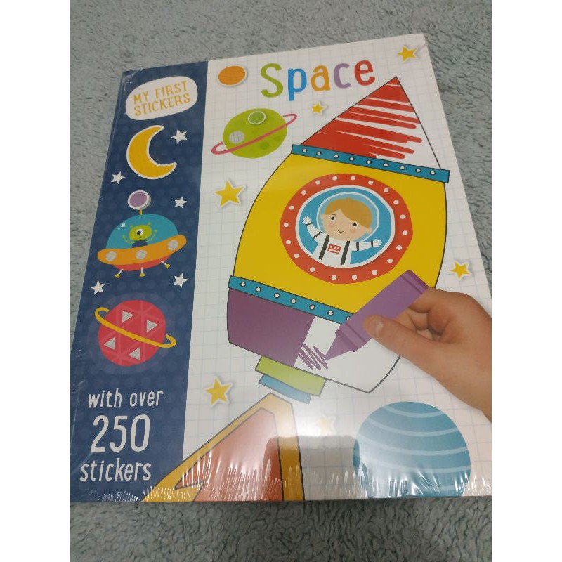 Jual buku my first sticker space | Shopee Indonesia