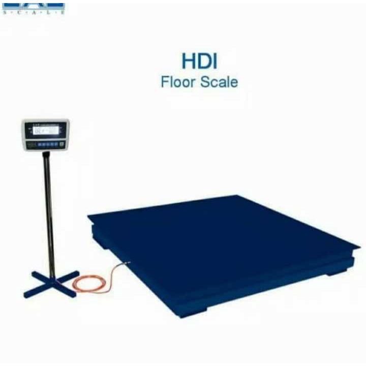 Jual Floor scale/timbangan lantai CAS HDI uk 1,5m x 2m cap 3T double ...