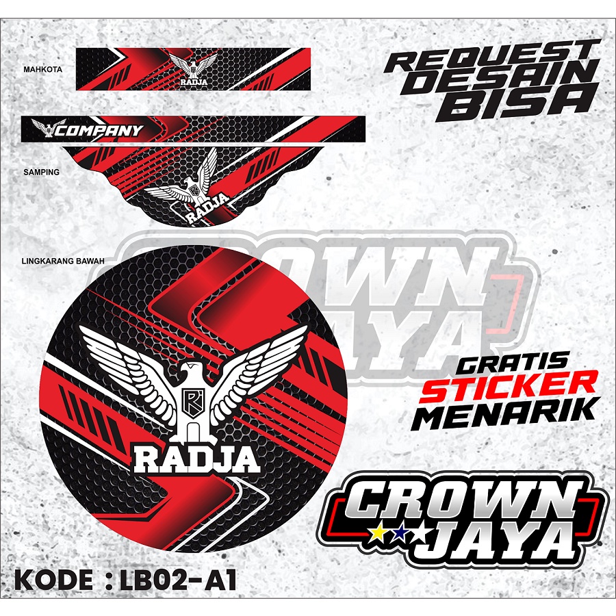 Jual Stiker decal sangkar tebok lovebird universal RADJA Simple - KODE ...