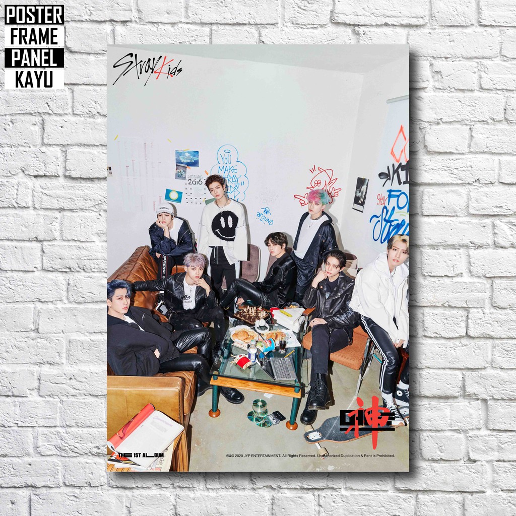 Jual Poster Stray Kids Frame Kayu Solid A4 SK007 | Shopee Indonesia
