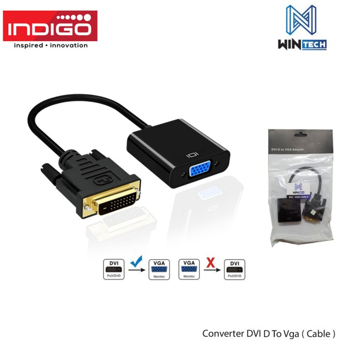 Jual Converter DVI to VGA (Kabel) | Shopee Indonesia