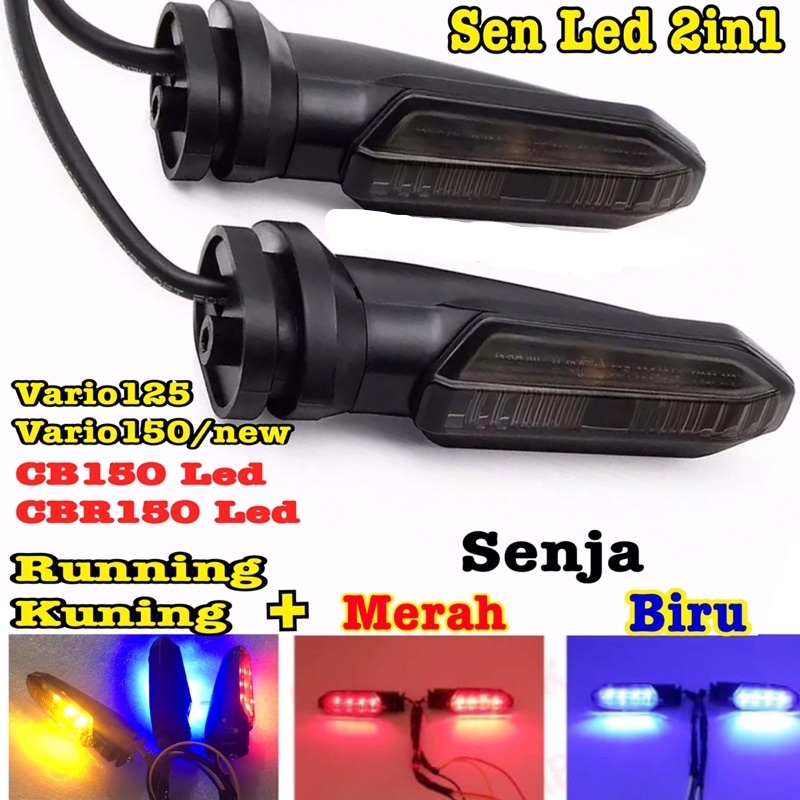 Jual lampu sen cb cbr vario adv vixion ninja sein variasi led runing ...