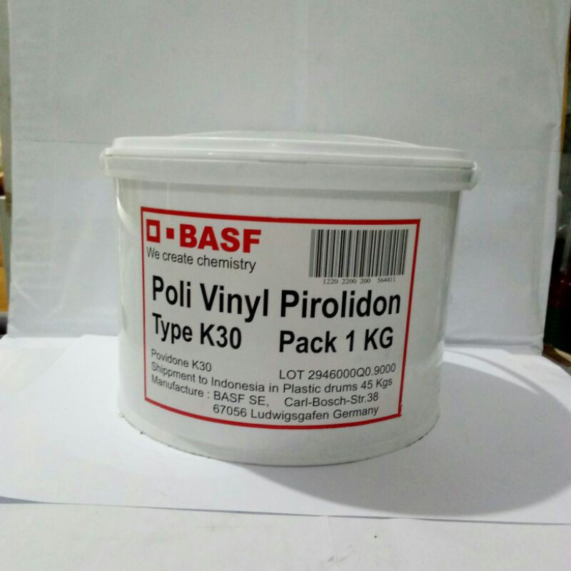 Jual Poli Vinyl Pirolidon K30 Powder / PVP K30 Powder 1 kg | Shopee Indonesia