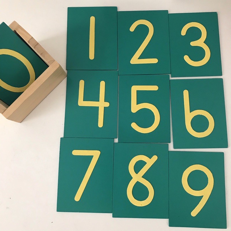 Jual Montessori Sandpaper Numerals | Shopee Indonesia