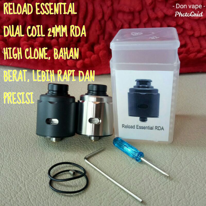 Jual RDA RELOAD ESSENTIAL 24MM HIGHCLONE | Shopee Indonesia