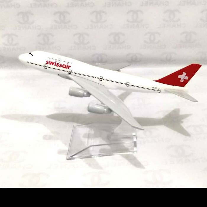 Jual Pesawat diecast miniatur Swiss Air | Shopee Indonesia