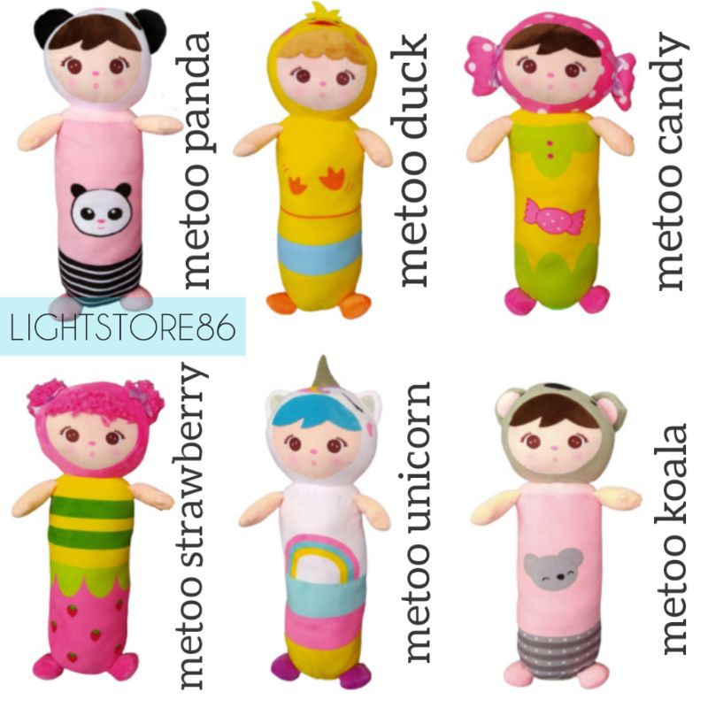 Jual Boneka Guling Karakter Metoo Angela Bahan Yelvo Ukuran 45 CM ...