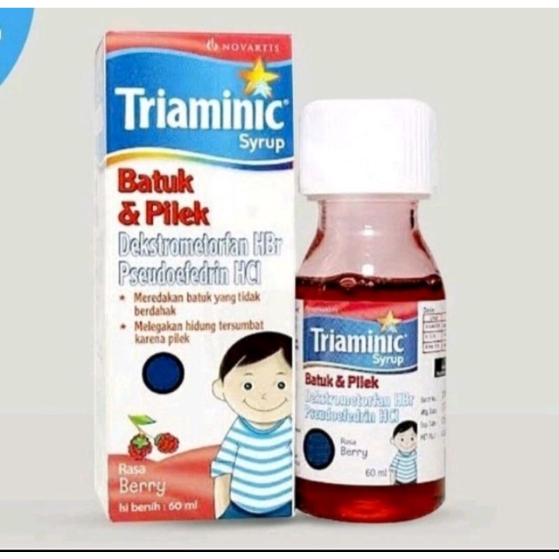Jual TRIAMINIC MERAH TRIAMINIC SYRUP BATUK PILEK 60 ML | Shopee Indonesia