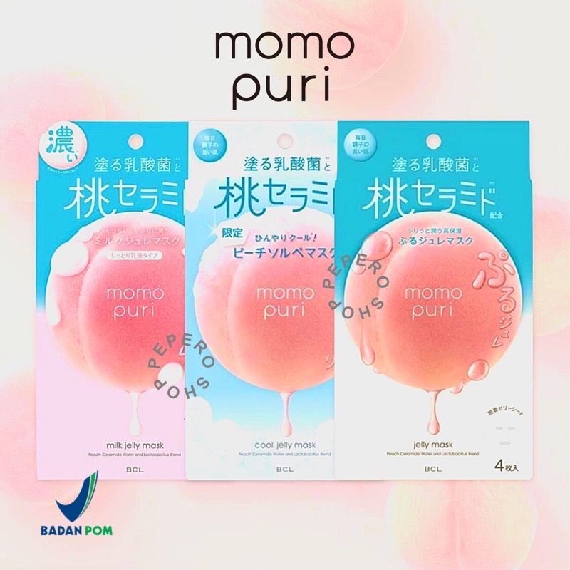 Jual MOMOPURI Milk Jelly Mask 22ml | Jelly Mask | Jelly Mask Cool 22ml ...