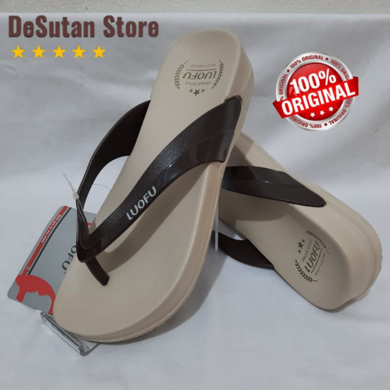 Jual Sandal Jepit Wanita Remaja Sandal Flip Flop Trendi Sandal Luofu ...