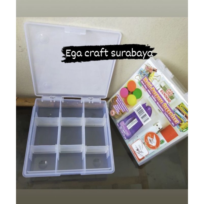 Jual Box Sekat 9 - MPO 125 - Box Sekat Bening - Kotak Monte - Kotak ...