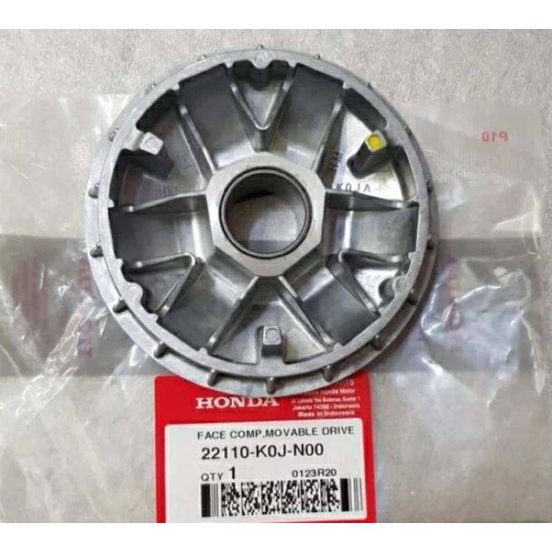 Jual Face comp movable drive 22110-k0j-n00 pulley cvt depan rumah roller honda genio & new beat ...