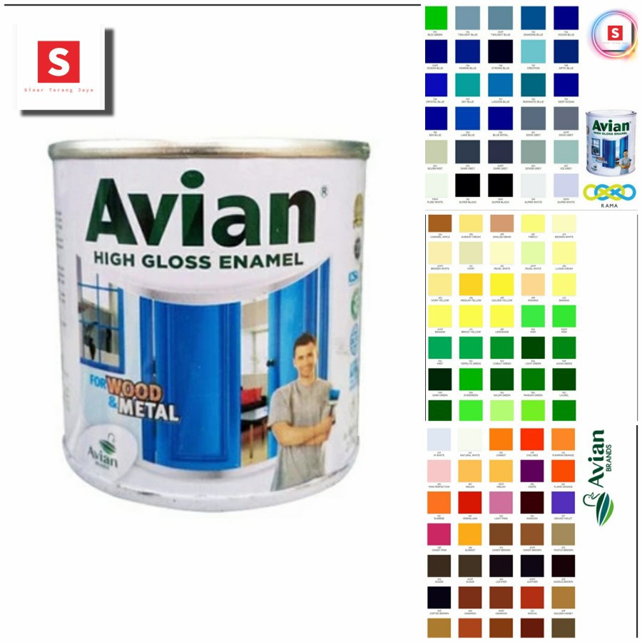 Jual AVIAN 100 CC Cat Kayu dan Besi | Shopee Indonesia