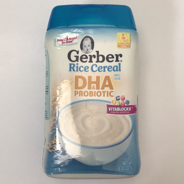 Jual Gerber Rice Cereal DHA & Probiotic | Shopee Indonesia