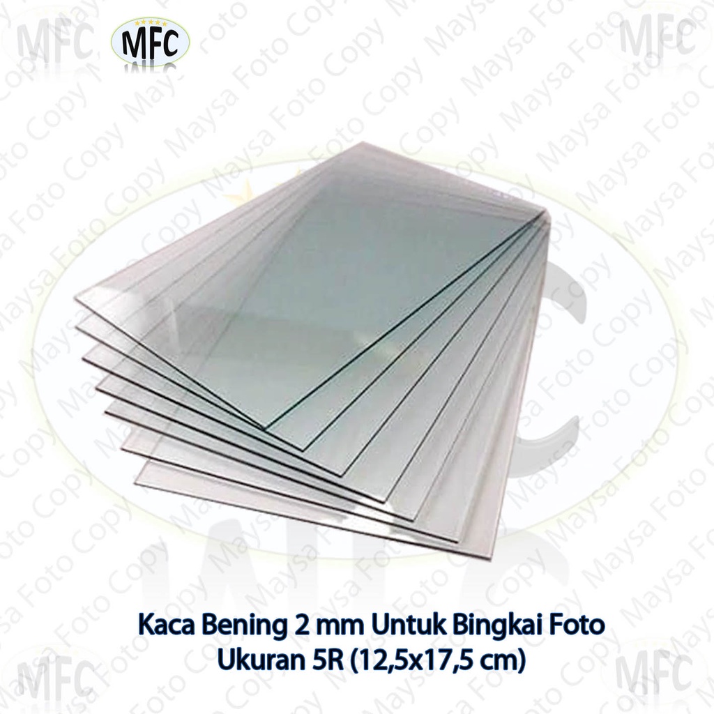 Jual Kaca Bening Ukuran 5R (12,5x17,5 cm) tebal 2 mm | Shopee Indonesia
