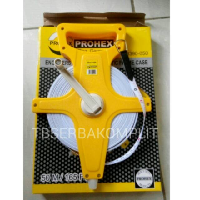 Jual Meteran Tancap 50M Prohex Reg. Germany Meteran Rol Tanah Measuring ...