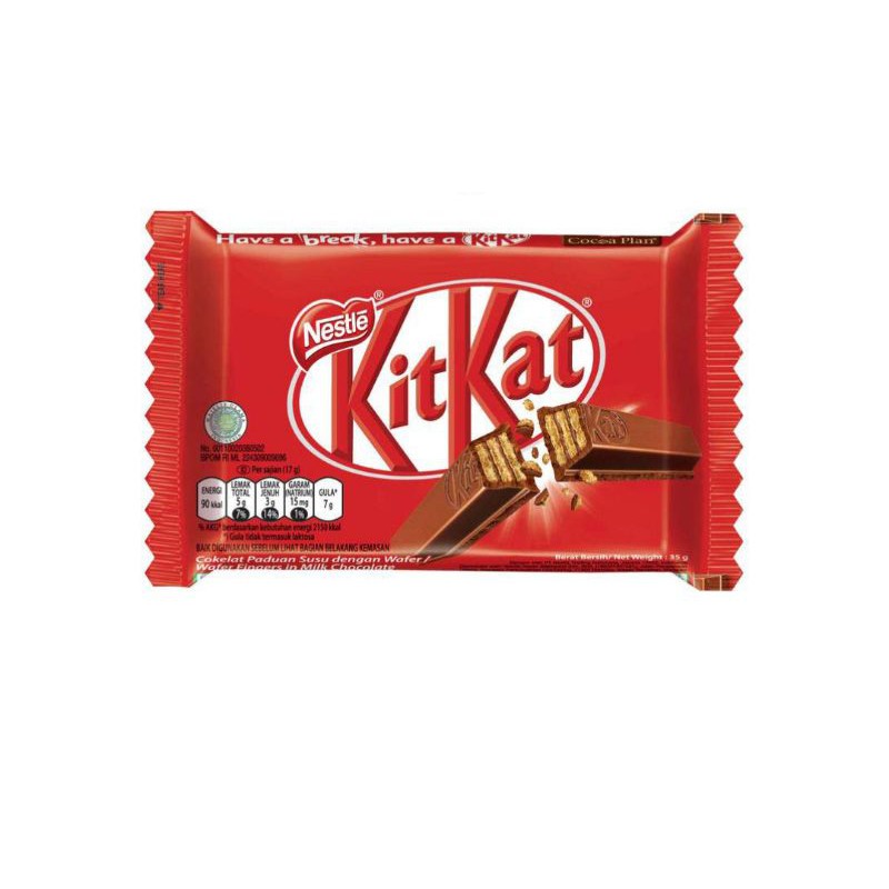 Jual KIT KAT CHOCOLATE 4 FINGER 35 GR | Shopee Indonesia