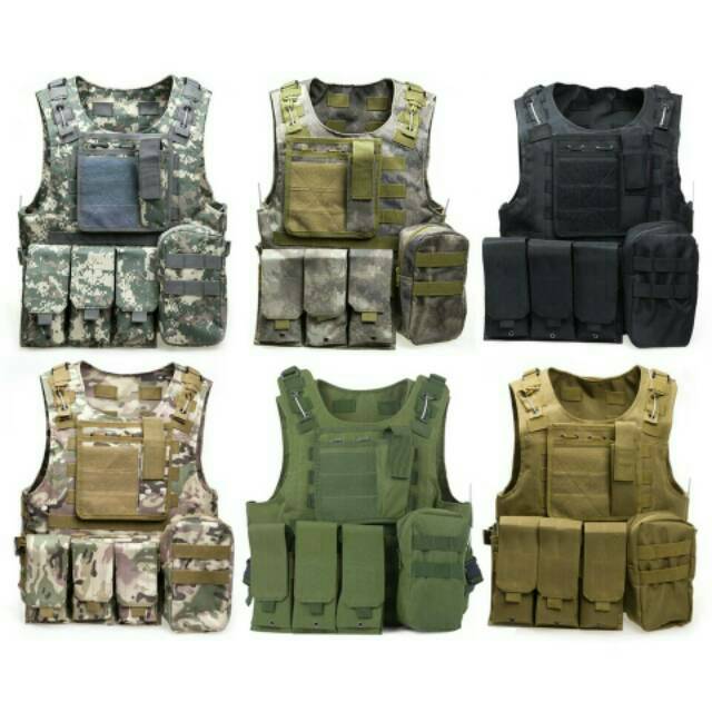 Jual Rompi Tactical Atau Bodyvest FSBE Airsoft | Shopee Indonesia