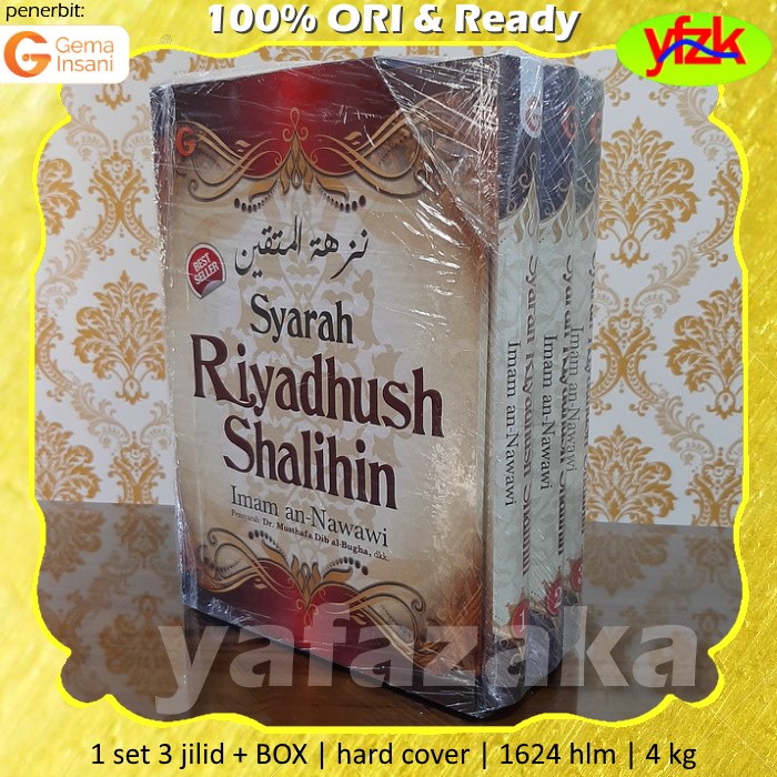 Jual Buku Kitab Syarah Riyadhush Shalihin Imam An Nawawi Original Set ...