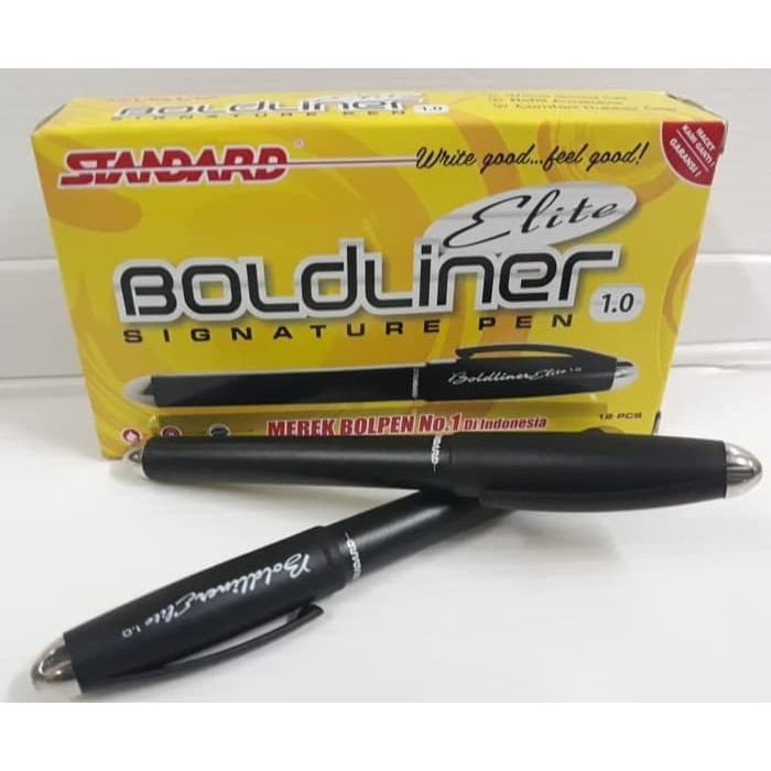 Jual Ballpoint untuk tanda tangan Standard Boldliner Elite 1,0 | Shopee ...