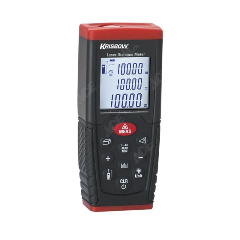 Jual Alat Ukur Jarak Laser KRISBOW LASER DISTANCE METER 100 M COMPACT ...