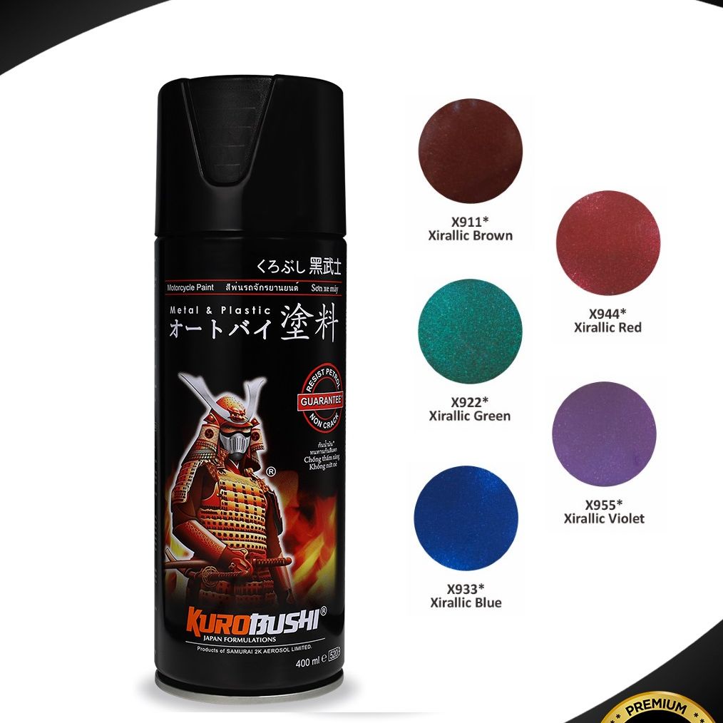 Jual Cat Semprot Pilox Pilok New Samurai Paint Kurobushi Varian Warna ...