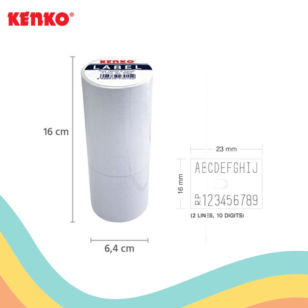 Jual LABEL HARGA 2 LINE KENKO 5002 (1 SLOP) | Shopee Indonesia