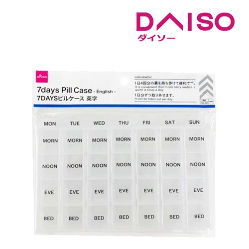 Jual Daiso 7days Pill Case - English - | Shopee Indonesia