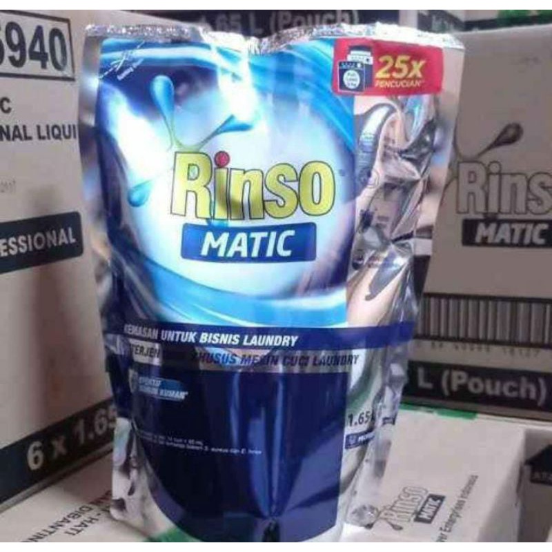 Jual Rinso Matic Pro detergent Laundry kiloan cair 1,8L | Shopee Indonesia