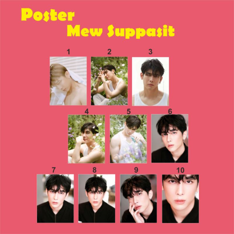 Jual Poster Mew Suppasit A4+/PO -+3 hr /minimal order 3 poster | Shopee ...