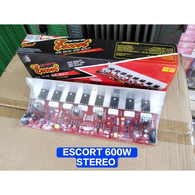 Jual Kit Power Amplifier Stereo Escort 600W 600 W Bell BGR | Shopee Indonesia