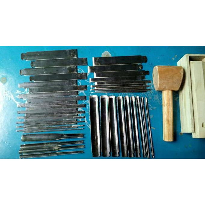 Jual ALAT PAHAT UKIR KAYU kwalitas SILVER KOMPLIT | Shopee Indonesia