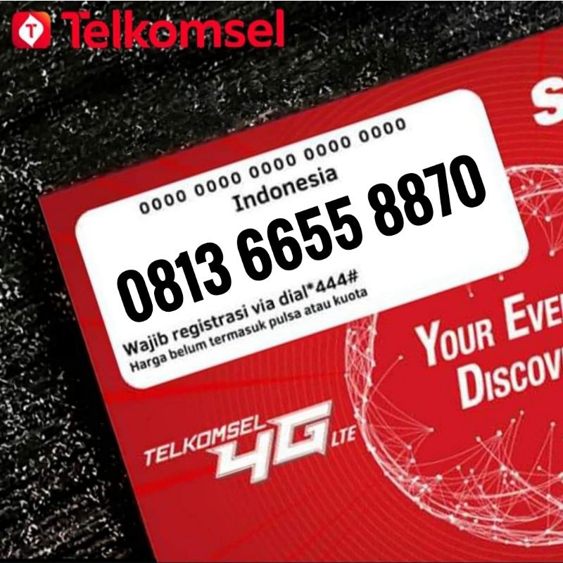 Jual Kartu perdana nomor cantik telkomsel simpati 4G LTE AABB CCDE 8855 8870 dan 8864 | Shopee ...