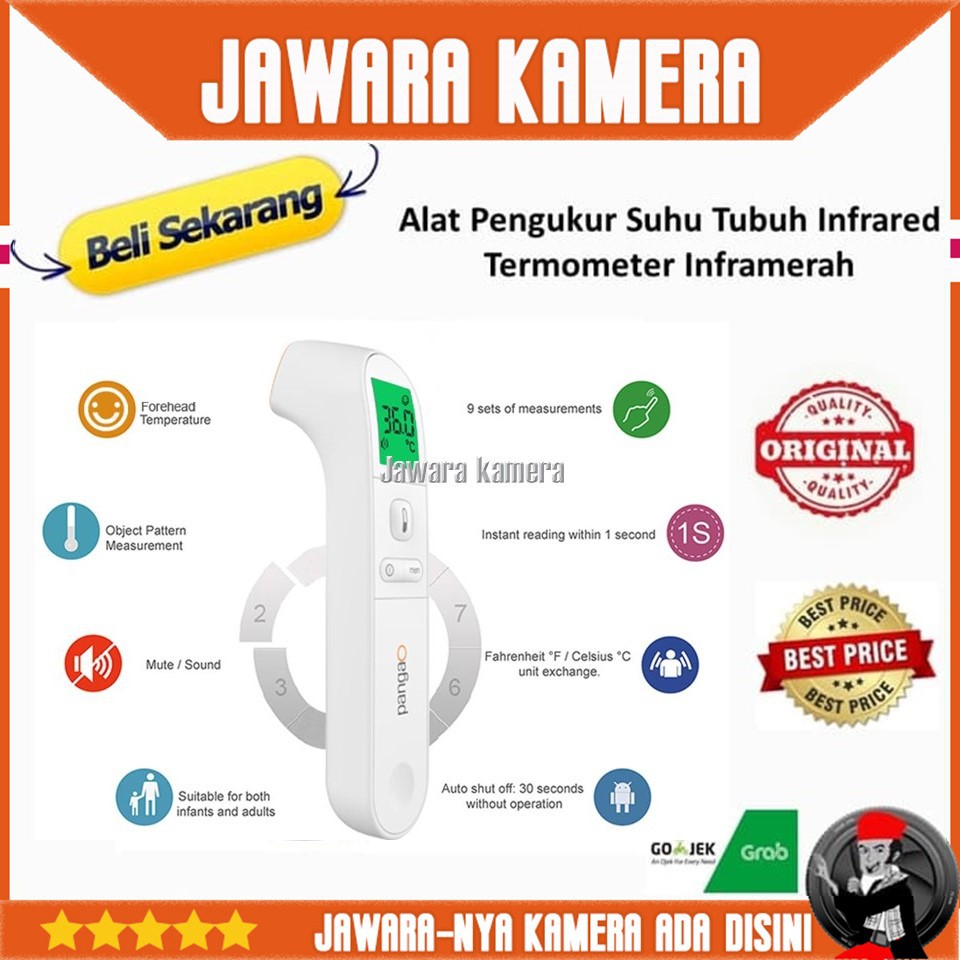 Jual Alat Pengukur Suhu Tubuh Digital - Thermometer Infrared | Shopee ...