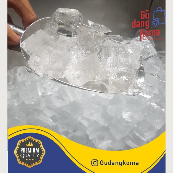 Jual Es Batu Kristal Kotak (5 Kg/ 10Kg) Gojek Dan Grab Instant Only ...