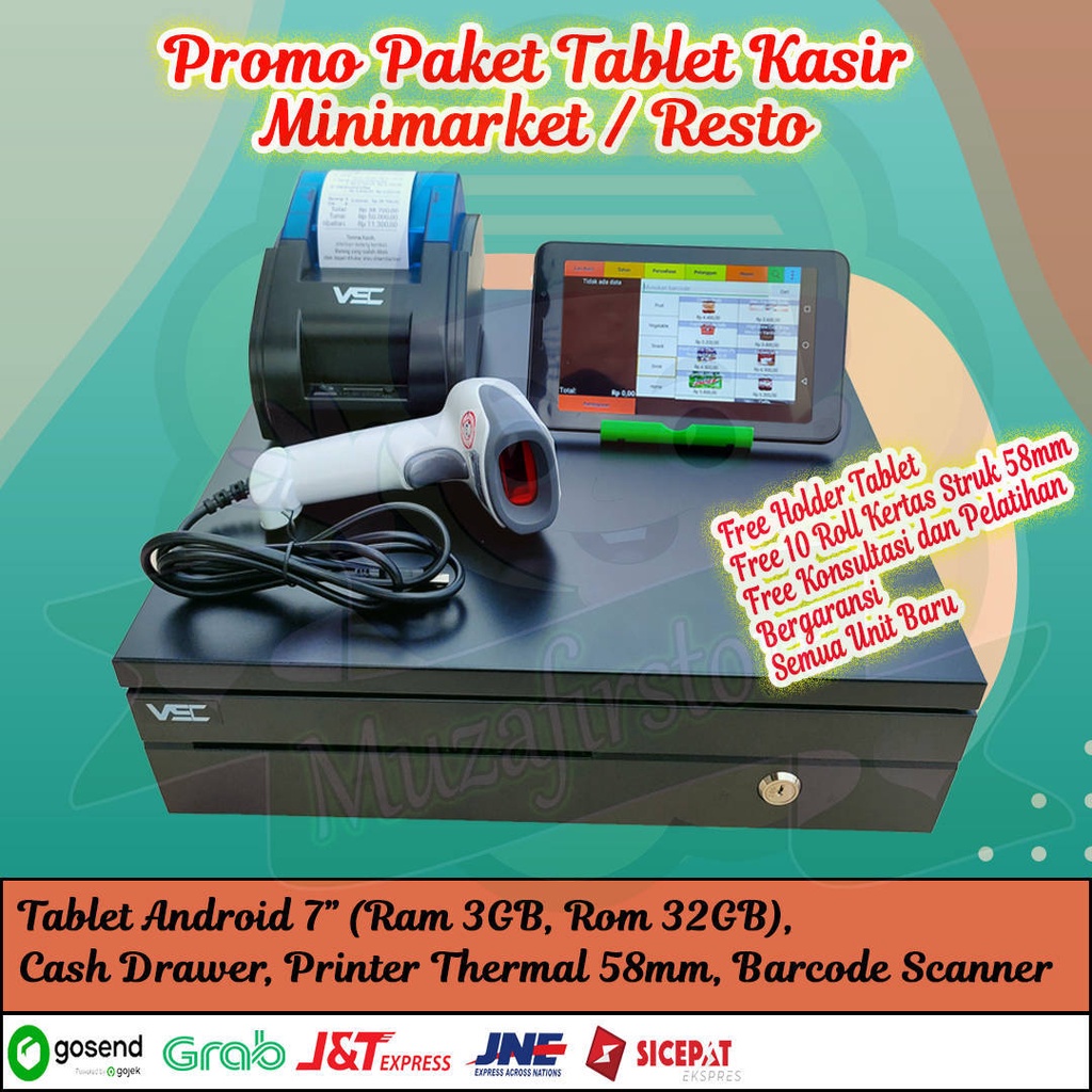 Jual Paket Alat Kasir Android Minimarket dan Restoran | Shopee Indonesia