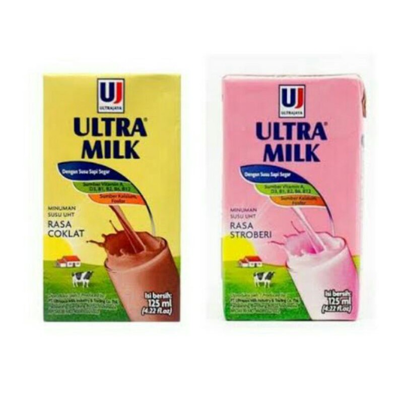 Jual Free packing plastik susu ultra 125 ml | Shopee Indonesia