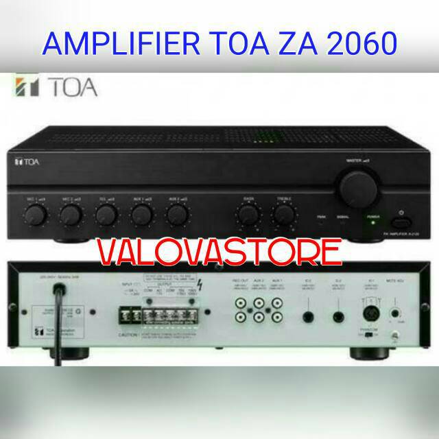 Jual Amplifier Toa ZA 2060 ORIGINAL 60 WATT | Shopee Indonesia