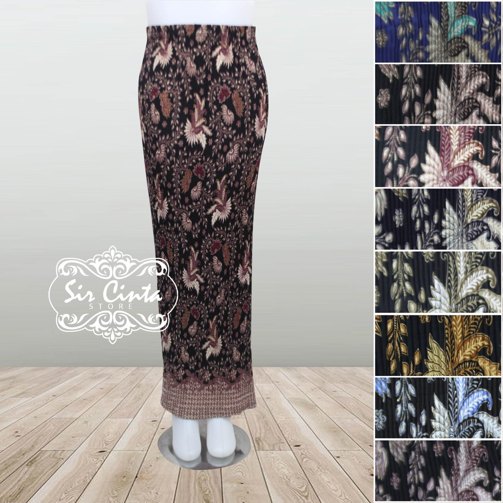 Jual SirCinta Rok Batik Plisket Dewasa | Prisket Motif Manuk Mix bySC ...