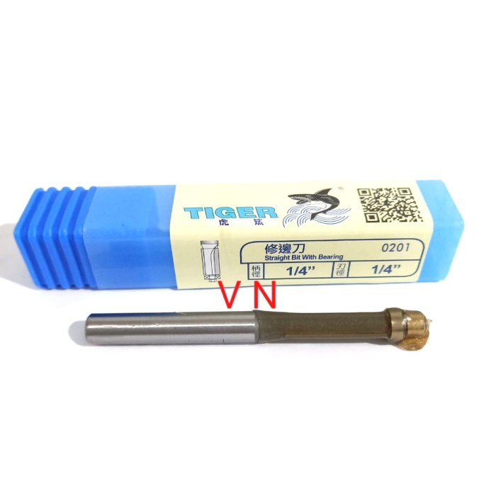 Jual Mata Router/Profil 6 mm Bearing/Roda/Straight Bit With Bearing ...