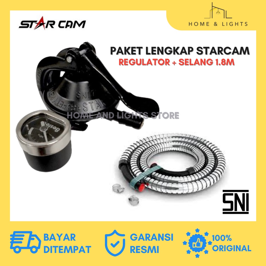 Jual STARCAM Regulator Gas Meter Otomatis SC-23M SC-23S Regulator Gas ...