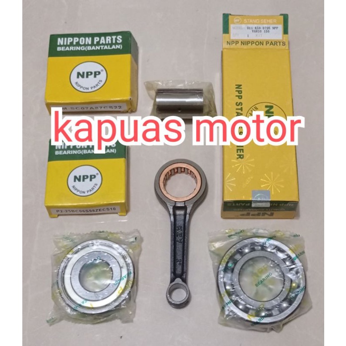 Jual stang seher conrod plus bearing kruk as honda Vario pcx 150 fi injeksi original npp ...
