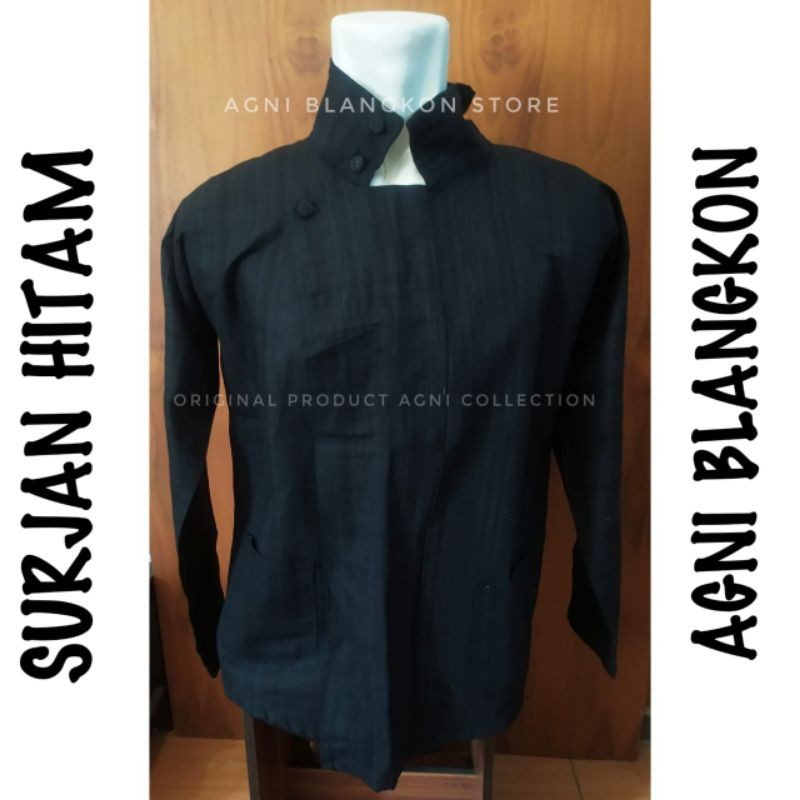 Jual Surjan Hitam Free Udeng Ikat Kepala | Shopee Indonesia