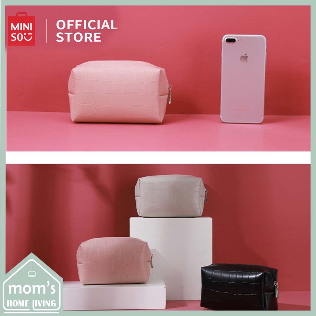 Jual PROMO!! MINISO Batu Ripple Rectangular dan Trapezoid Kosmetik Tas ...
