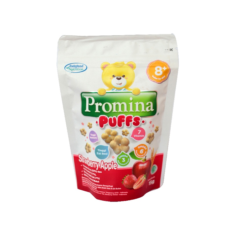 Jual Promina Puffs Strawberry Apple 15Gr | Shopee Indonesia